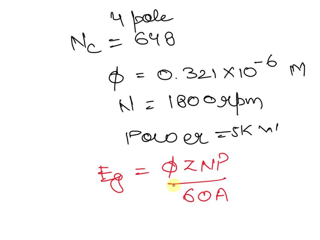 SOLVED: A 4-pole DC generator has an armature winding containing a ...