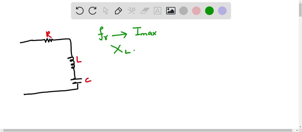 SOLVED: Resonance in a series RLC circuit occurs when XL is greater ...
