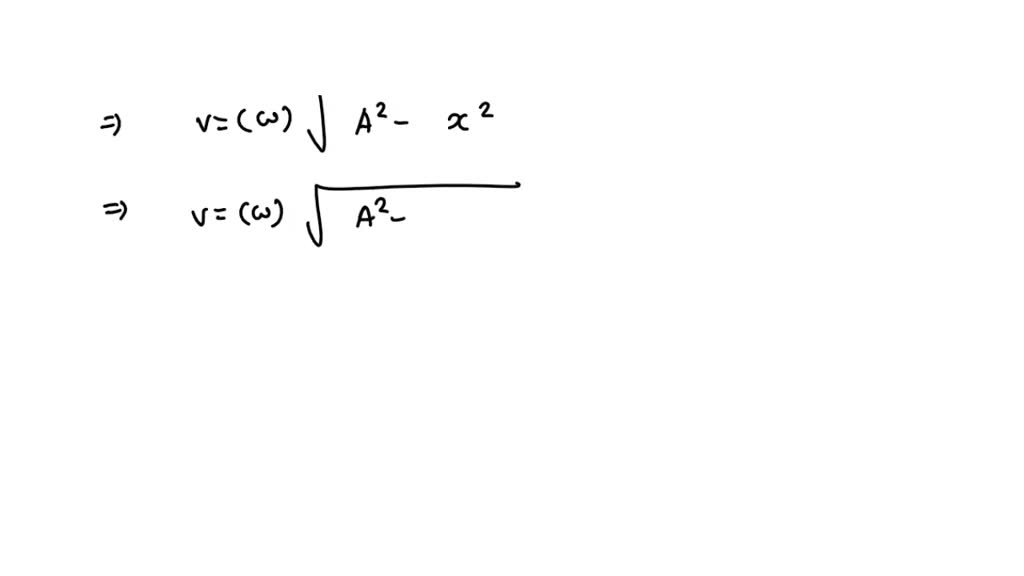 SOLVED: If the maximum velocity of a particle in SHM is v0, then its velocity at half the ...