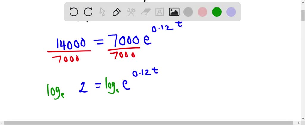 SOLVED: The formula A = P e rt describes the accumulated value sum of ...