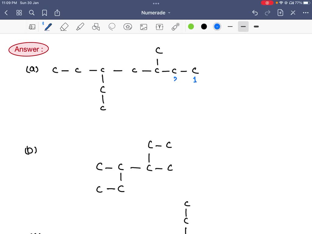 SOLVED: The first step in naming hydrocarbons is to identify the ...