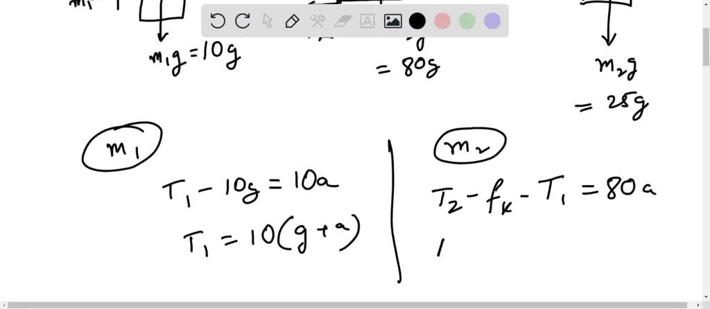 Solved The Drawing Shows Three Objects They Are Connected By Strings That Pass Over Massless 