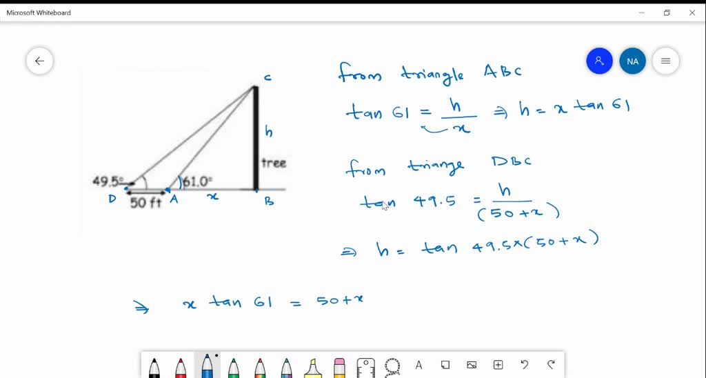 SOLVED: You are hiking along the river and see a tall tree on the ...