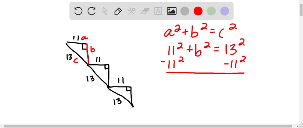 A set of stairs is being built as shown. 3 triangles form stairs. Each ...
