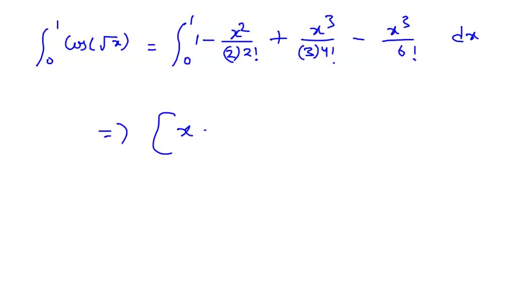 SOLVED: Taylor Polynomials. Use the 6th degree Taylor polynomial for ...