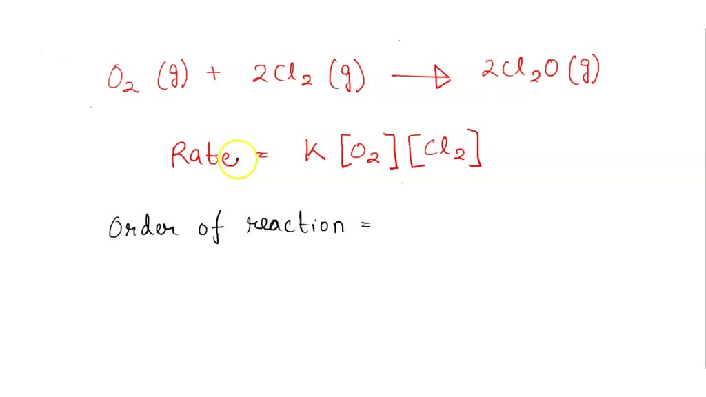 SOLVED: A simplified rate law for the reaction 2O3(g) > 3O2(g) is Rate ...