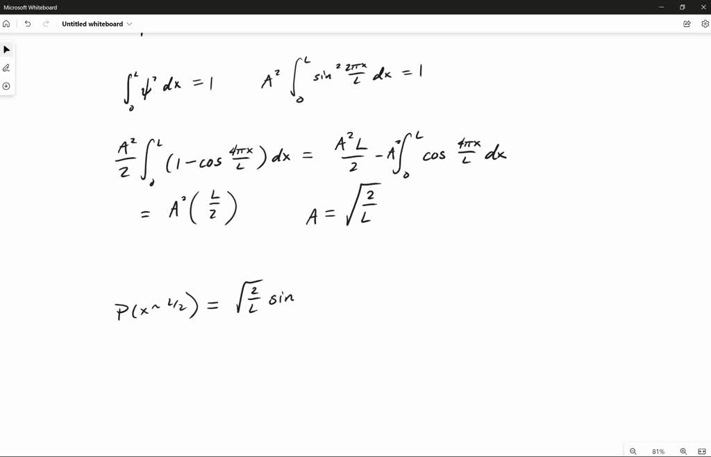 Solved An Unnormalized Wavefunction For An Electron In Carbon Nanotube