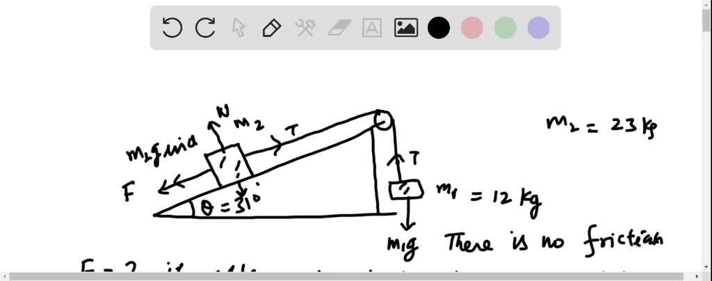 SOLVED: An modified Atwood machine (an Atwood machine is really two masses connected with a ...