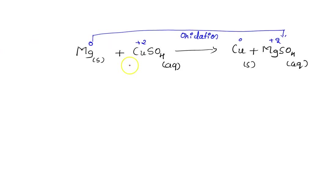 SOLVED: For the reaction of solid magnesium and copper (II) sulfate ...