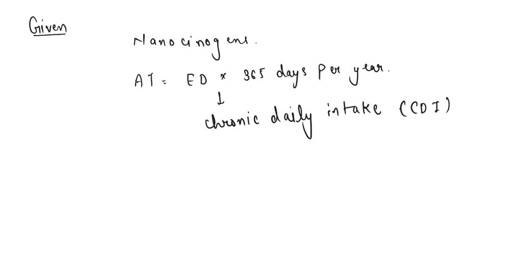 SOLVED: Text: Risk Calculations 1) Give the CDI Equation and risk ...