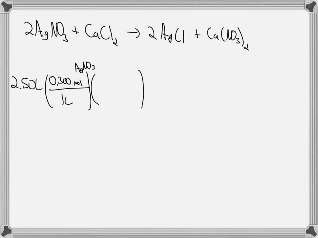 SOLVED: 48. When an aqueous solution of silver nitrate (AgNO3) reacts with an aqueous solution ...