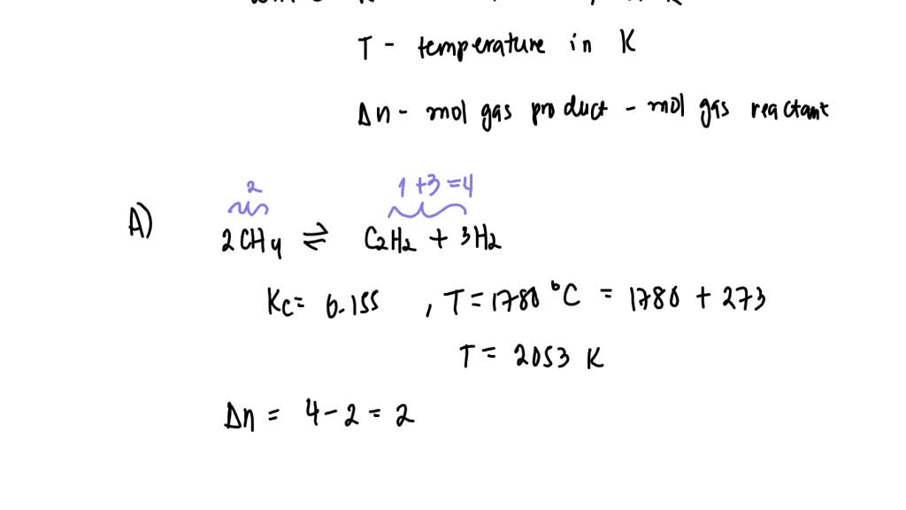 SOLVED: Part A For chemical reactions involving ideal gases, the equilibrium constant K can be ...