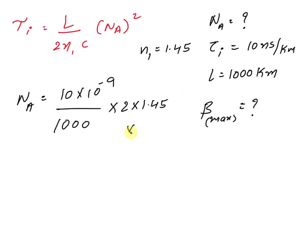 A multimode fiber with a 50-Î¼m core diameter is designed to limit the ...