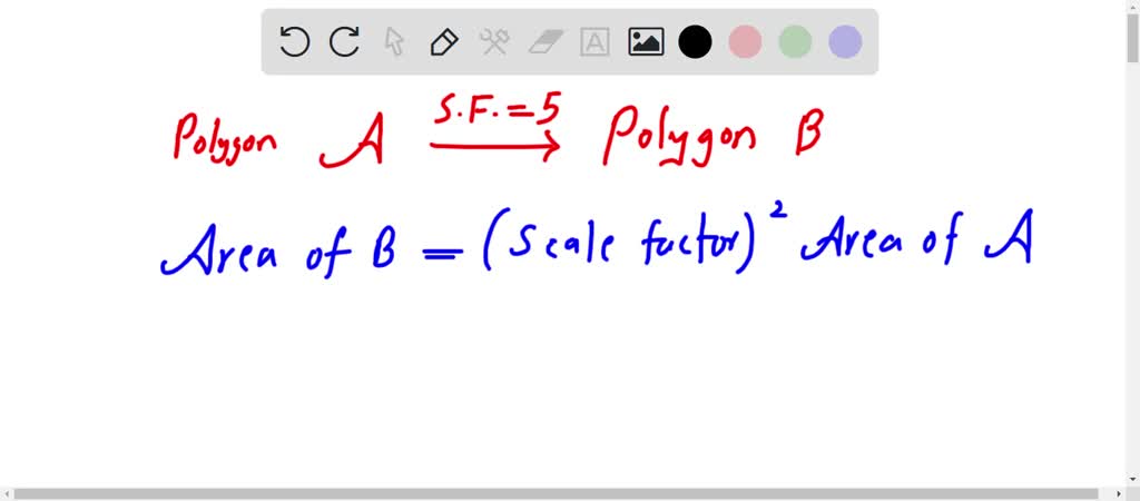 SOLVED: Polygon B is a scaled copy of Polygon A using a scale factor of 5. Polygon A’s area is ...