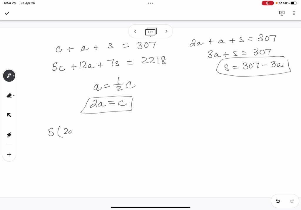 SOLVED: A movie theater has a seating capacity of 325. The theater charges 5.00 for children; 57 ...