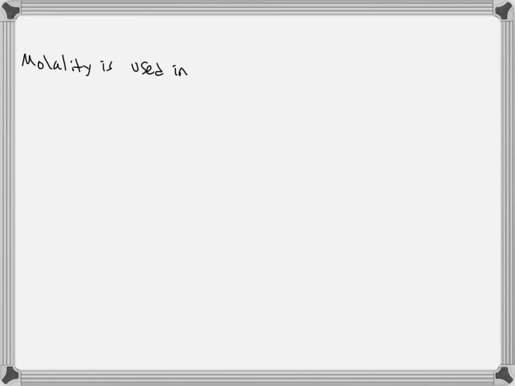 SOLVED: The equation used to calculate the change in freezing point of ...