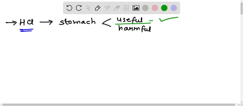 SOLVED: A small amount of hydrochloric acid is always produced in the ...