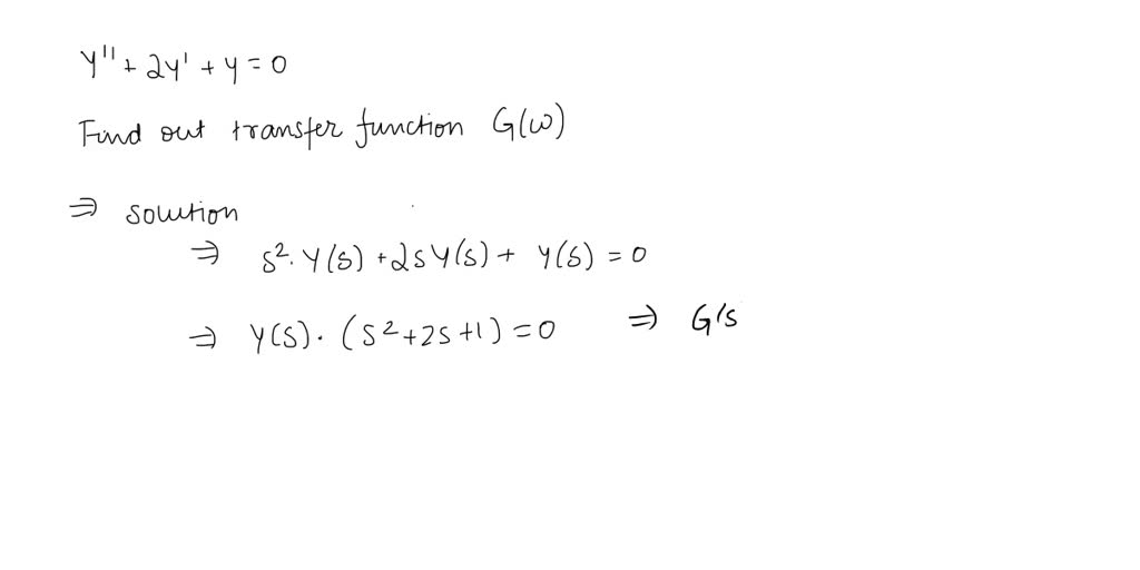 SOLVED: 1- Find the y/x transfer functions (input-output relations) of the feedback control ...