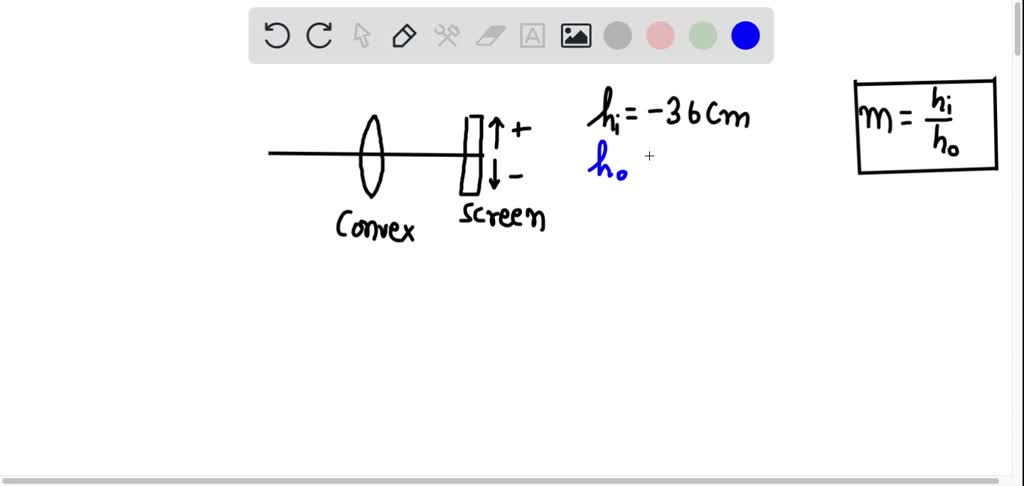 An image of an object is produced on the screen using a convex lens ...