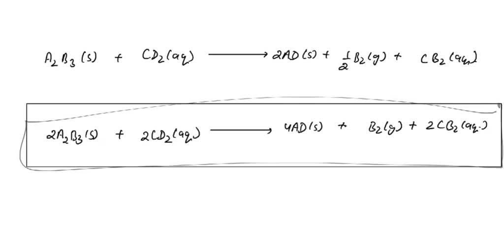 SOLVED: Given the following reaction: A + 2B > C. When a mixture of 1 ...