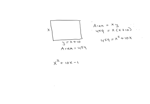 what are the dimensions of a rectangle whose width is 9 meters less ...