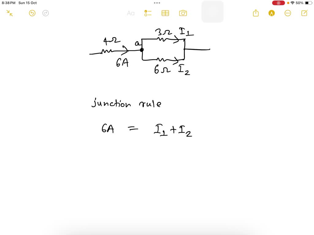 SOLVED: A 4 ohms resistor is connected in series with the parallel assembly of 3 ohms and 6 ohms ...