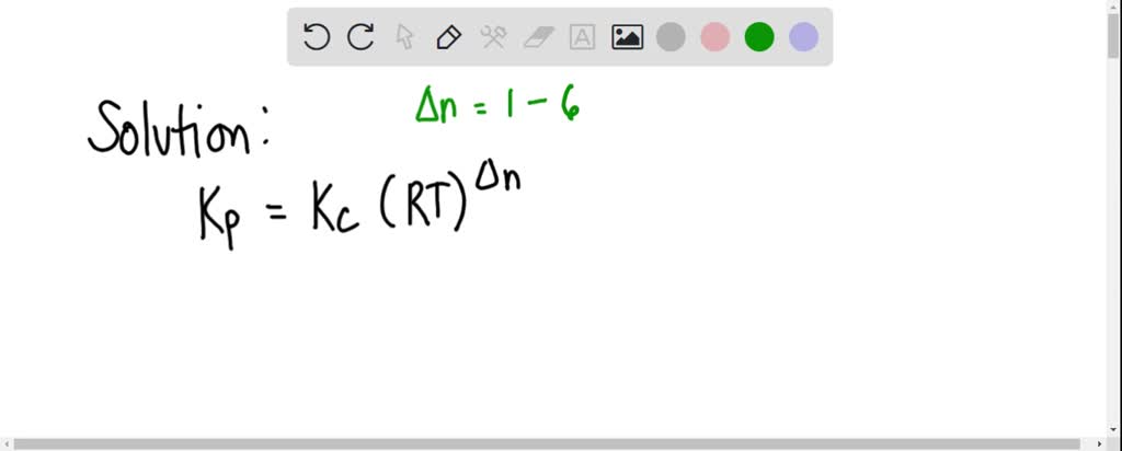 SOLVED: For the reaction 2A(g) + 2B(g) = C(g) Kc 44.8 at a temperature ...