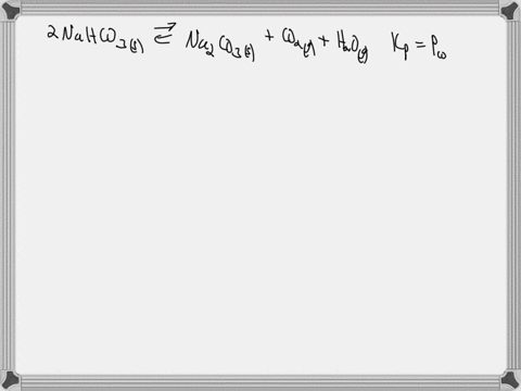Question 4 sodium bicarbonate undergoes thermal...