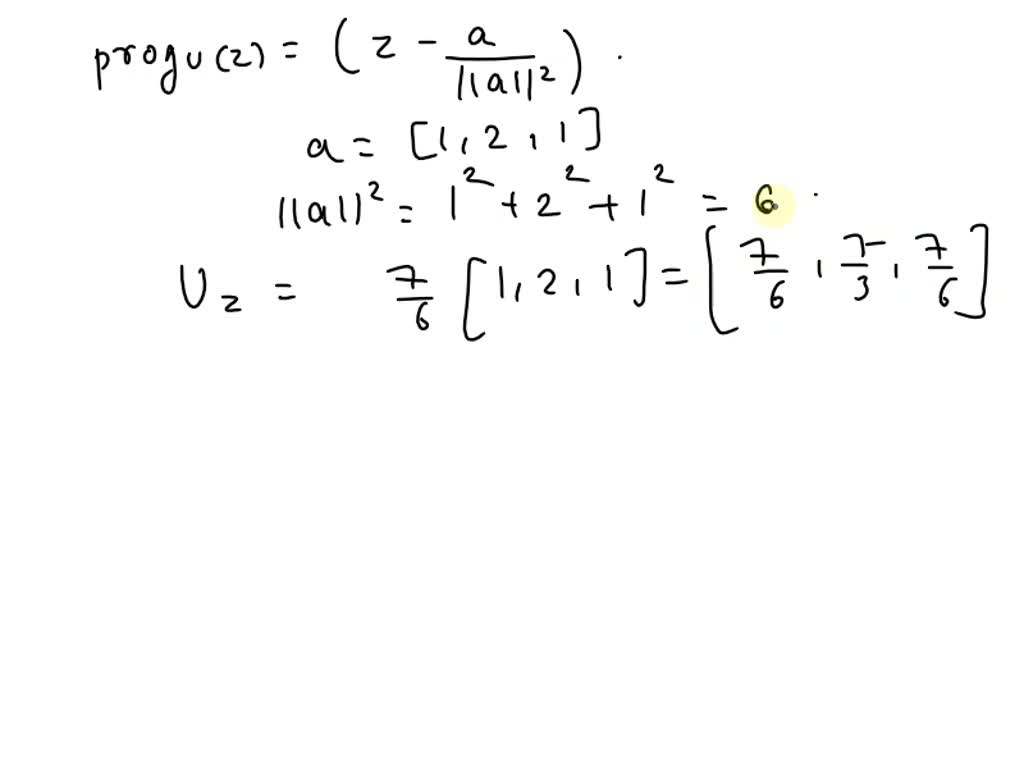 SOLVED: 3.5 Consider the Euclidean vector space R with the dot product. A subspace U and e are ...
