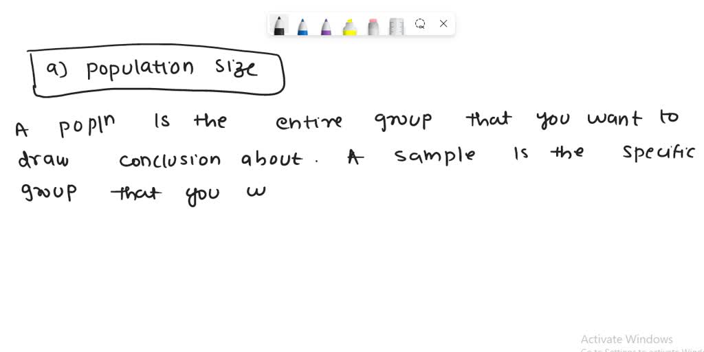 SOLVED: Determining a sample size depends on all of these except: a ...