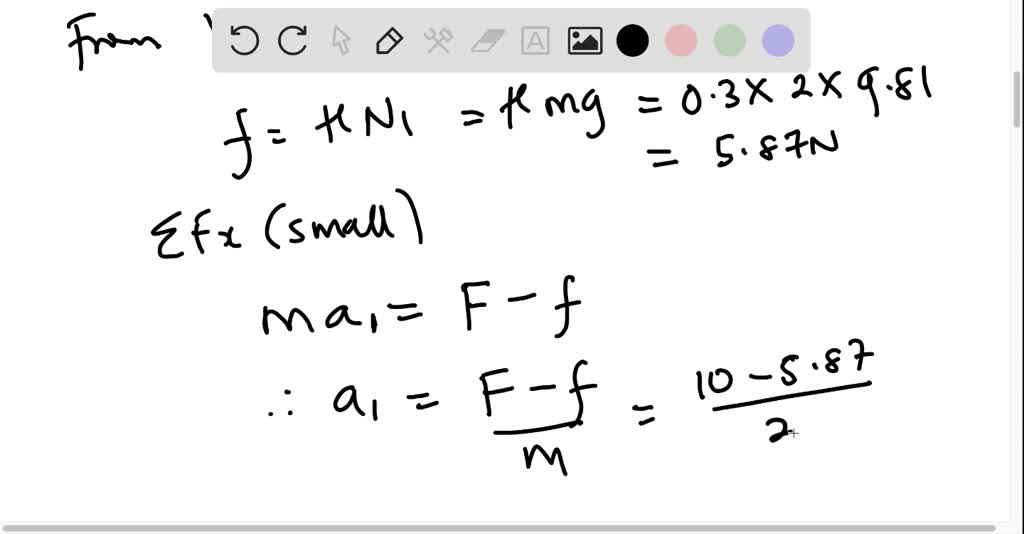 SOLVED: 3. In Fig. 3, the force P, which is applied to the 10-kg block ...
