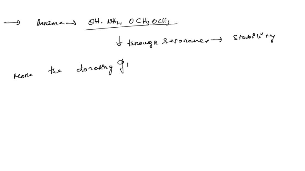 SOLVED: Which of the following is the most activated benzene ring: a ...