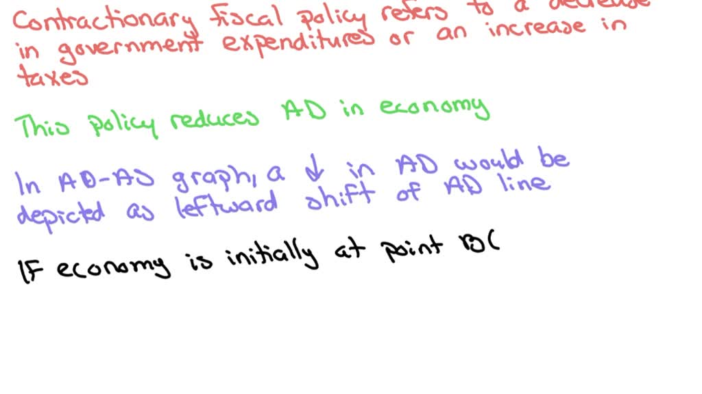 SOLVED: AD-AS graph has one vertical LRAS line, one upward-sloping SRAS line, and three downward ...