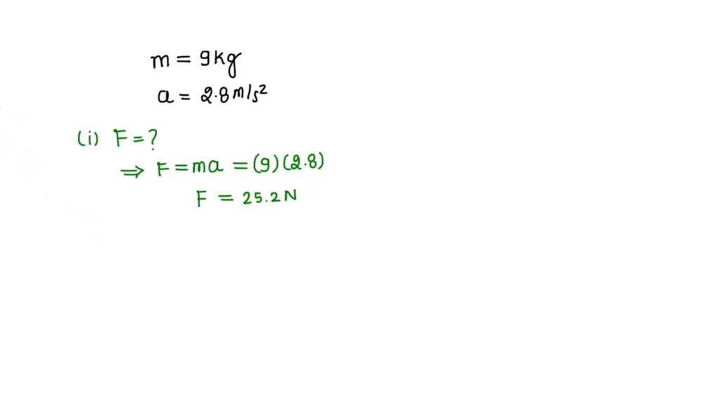 Solved A 10 0 Kg Object Undergoes An Acceleration Of 2 7 M S2 A