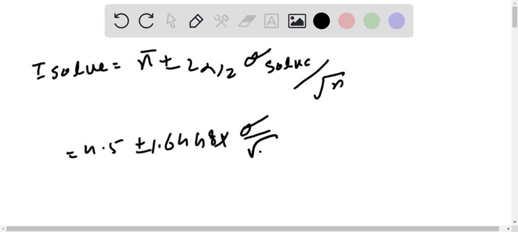 SOLVED: Using the previous part, find confidence intervals for a with an asymptotic level of 90% ...