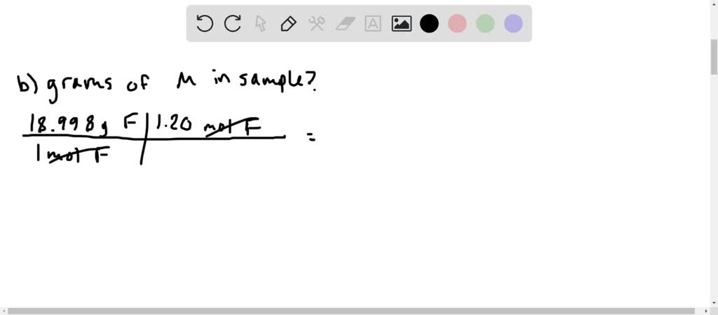 SOLVED: A sample of 0.600 mol of a metal M reacts completely with ...