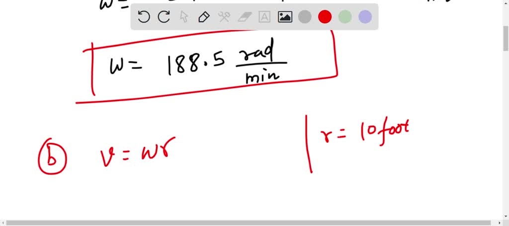 SOLVED: A ceiling fan with a 2 foot radius rotates at a speed of 30 ...