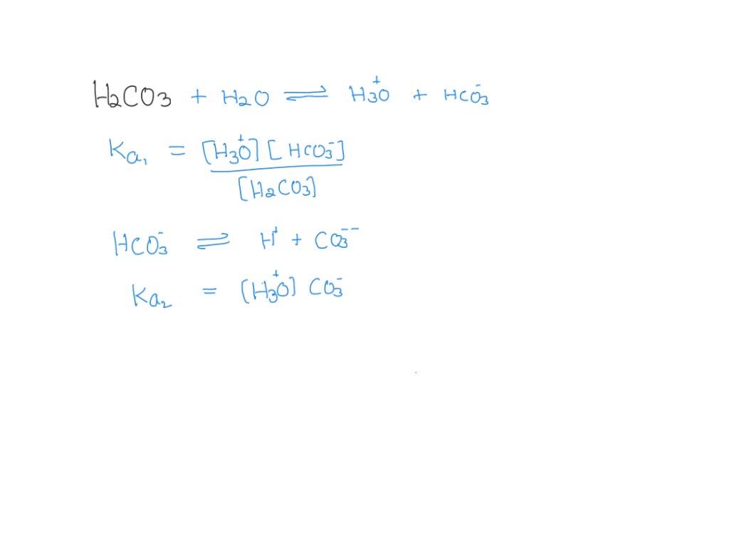 SOLVED: What is the acid dissociation constant expression (Ka) for the ...