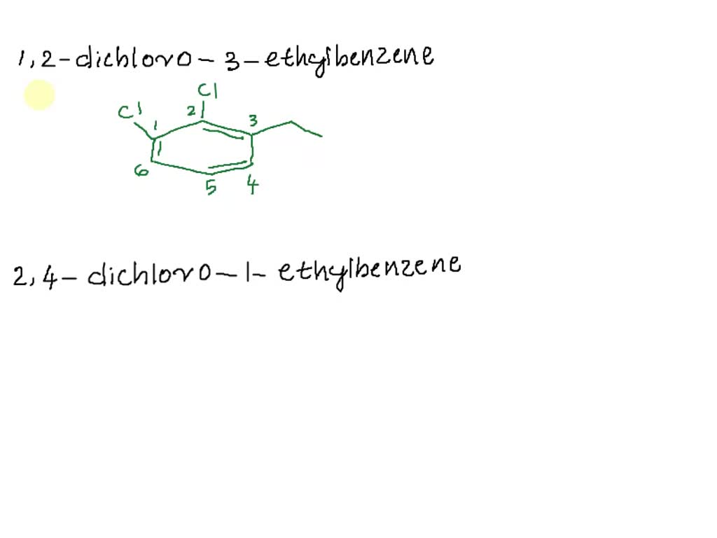 SOLVED: Draw the structures of two isomers. Draw 1,2-dichloro-3 ...