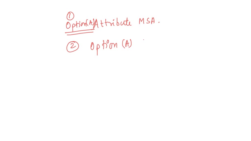 Texts: 1. The most appropriate MSA type for evaluating samples of non ...