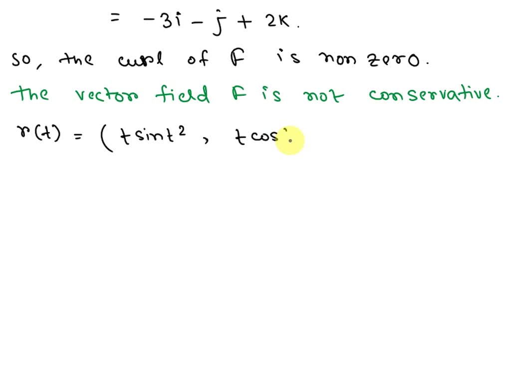 SOLVED: Texts: a) Consider the vector field F(x) = y*e^sin(y)e^cos(y)+2y. Is the vector field ...