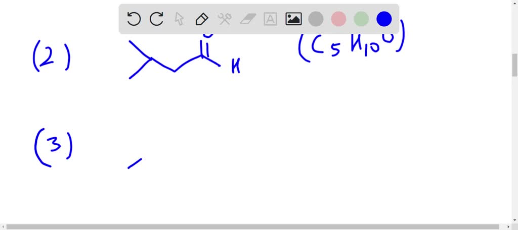 SOLVED: 2.20 Write bond-line formulas for (a) four aldehydes and (b) three ketones that have the ...