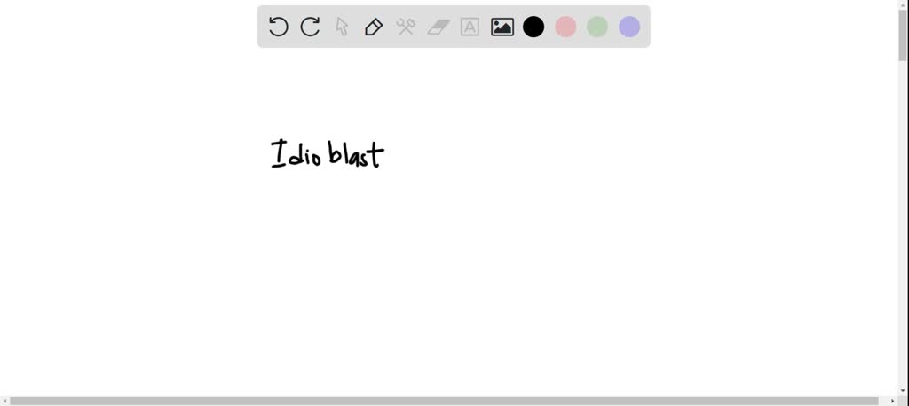 SOLVED: Idioblast is A. A dissimilar cell with inclusions B. A cell ...