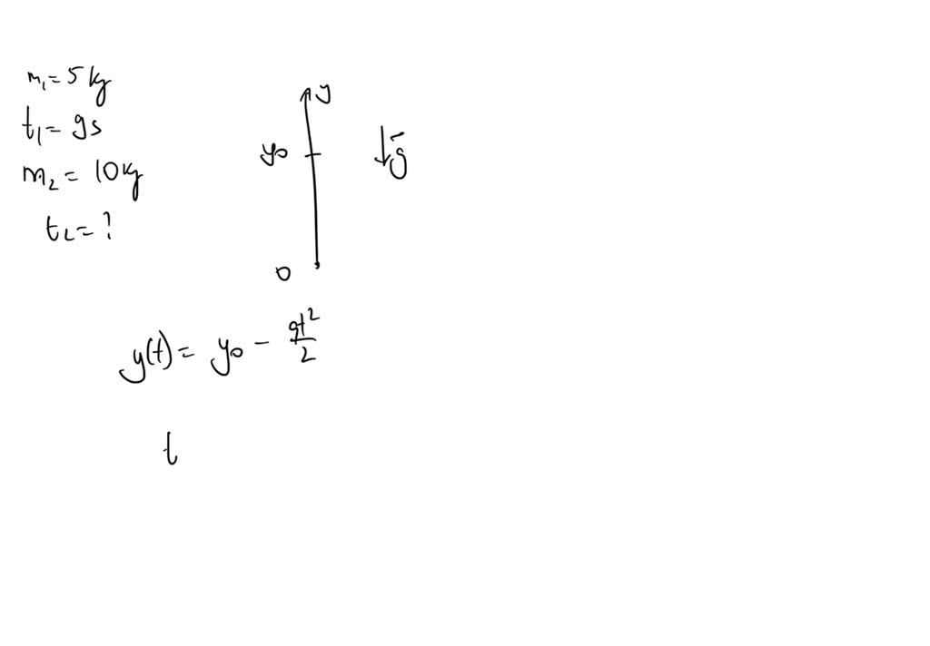 SOLVED: AN object is dropped 9 meters to the ground below. If it is ...