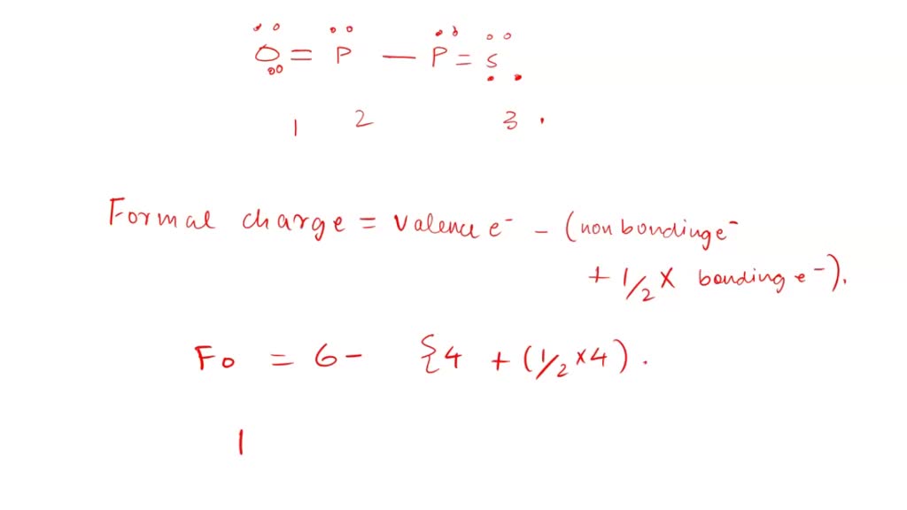 SOLVED: What are the formal charges on the indicated atoms in the ...