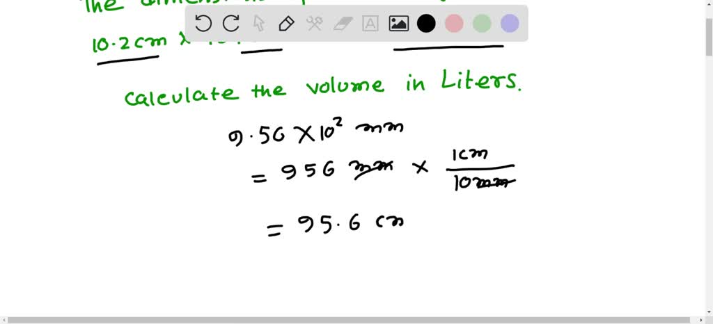 SOLVED: The volume of a box was measured to be 3,245 cm^3. What is the ...