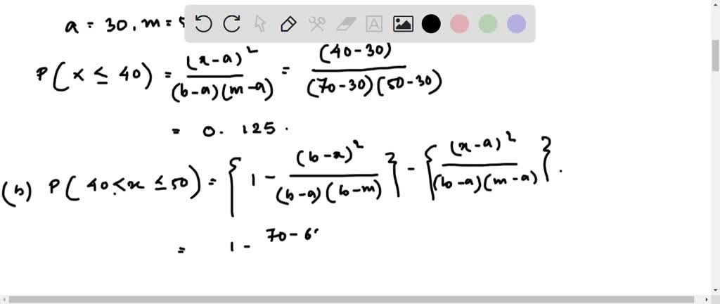SOLVED: The distribution of X is approximated with a triangular ...