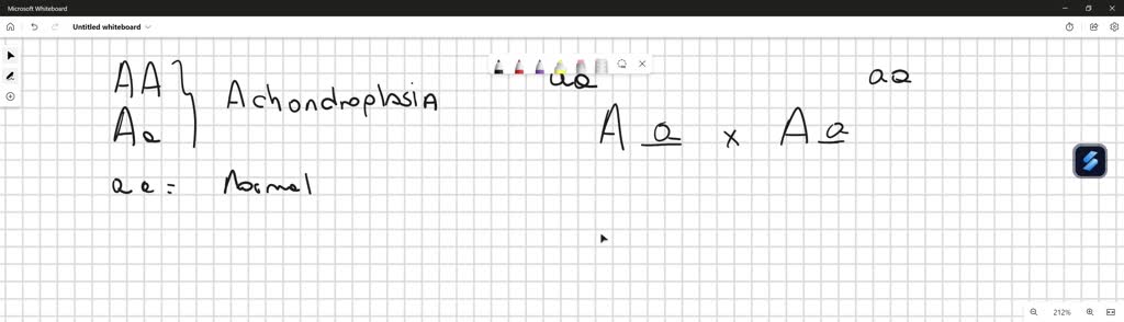 Solved Achondroplasia A Form Of Dwarfism Is Inherited As A Dominant
