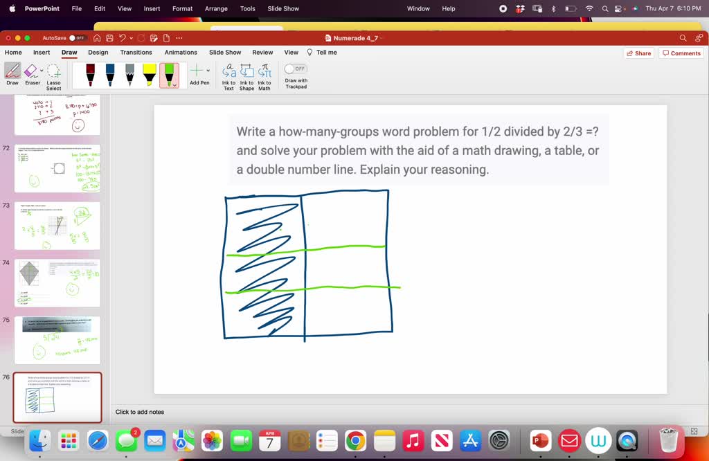 SOLVED Write A How many groups Word Problem For 1 2 Divided By 2 3
