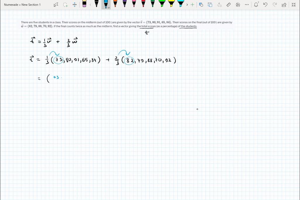 SOLVED: Suppose: grades Is a 50 x 5 array that holds grades = class of 50 students for different ...